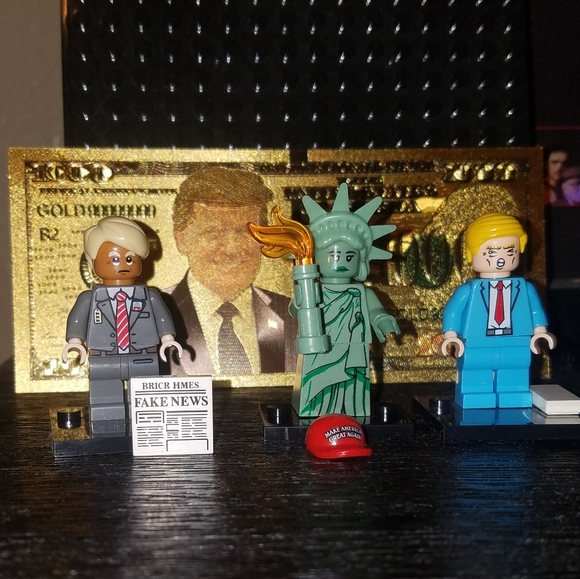 building blocks | Toys | New President Trump Mini Lady Libery Figures ...